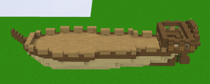 Minecraft Ship Tutorial: 30-Gun Frigate - PirateCraft