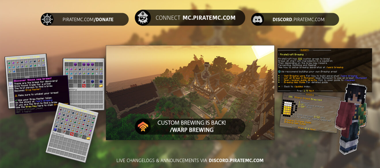 PirateCraft - Pirate minecraft server - Ships, Cannons, PVP and Build ...